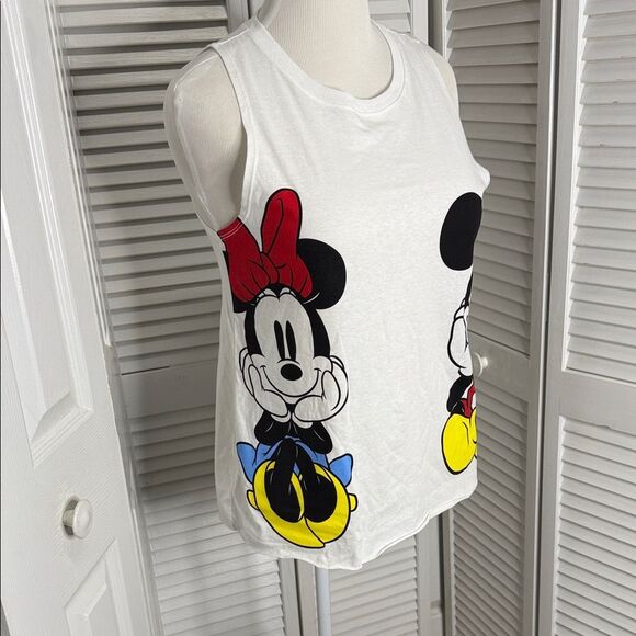 Disney | Tops | Disneymickey Mouse Tank Top White | Poshmark